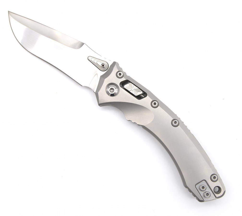 Microtech, Marfione Custom, Amphibian, Satin Finish, Double Vapor Blast ...