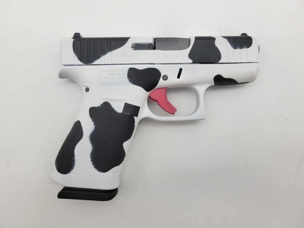 Glock, 43X, Semi-automatic, Striker Fired, Sub-Compact, 9MM, 3.41", Cow ...