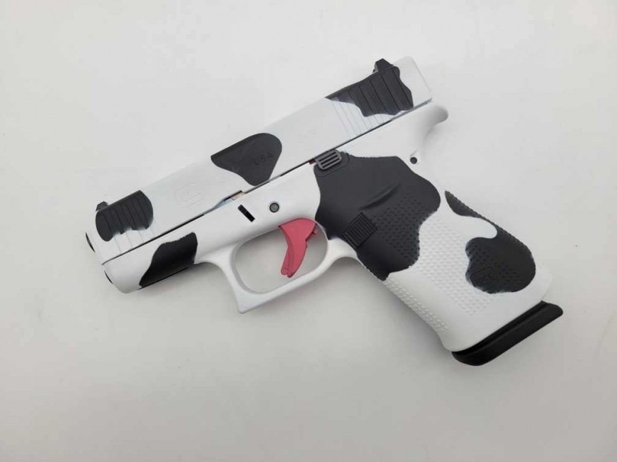 Glock, 43X, Semi-automatic, Striker Fired, Sub-Compact, 9MM, 3.41", Cow ...