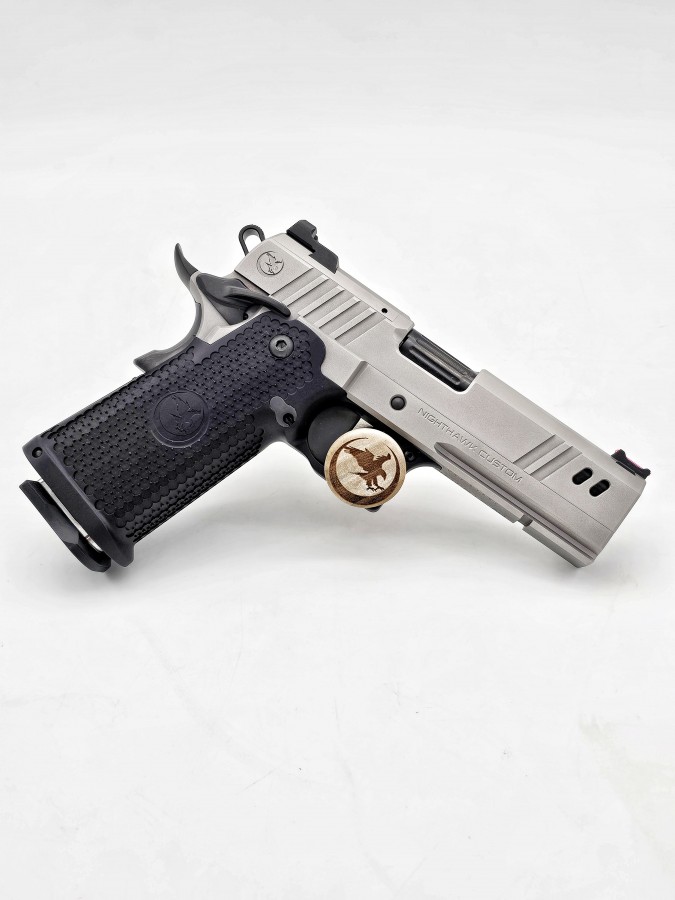 Nighthawk Custom, BDS9, Commander, 9mm, 4.25" DLC Coated Crowned Bull ...