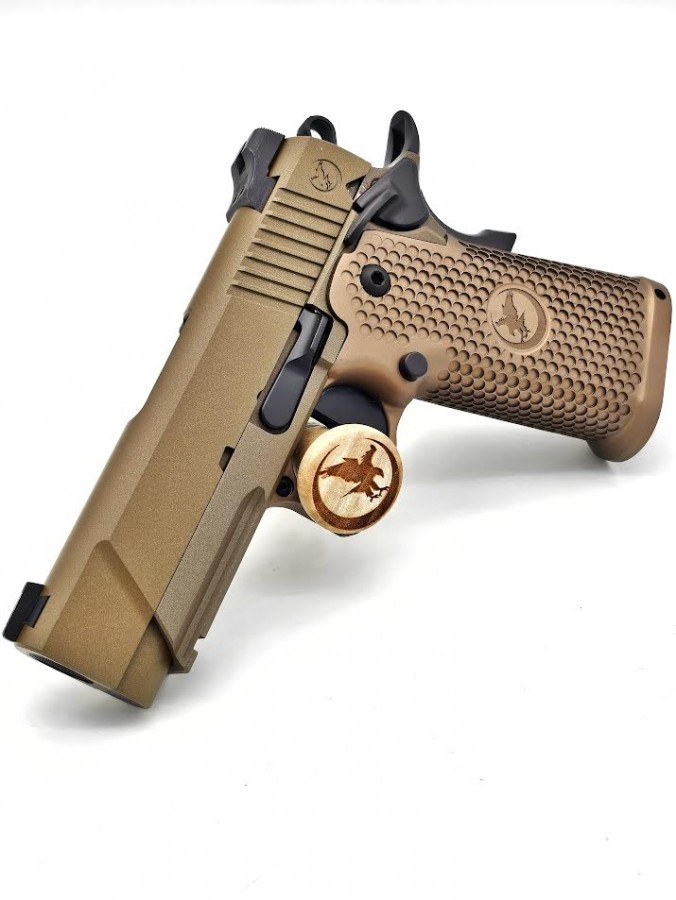 Nighthawk Custom, T4, Officer, Double Stack, 9mm, 3.8" Match Grade DLC ...