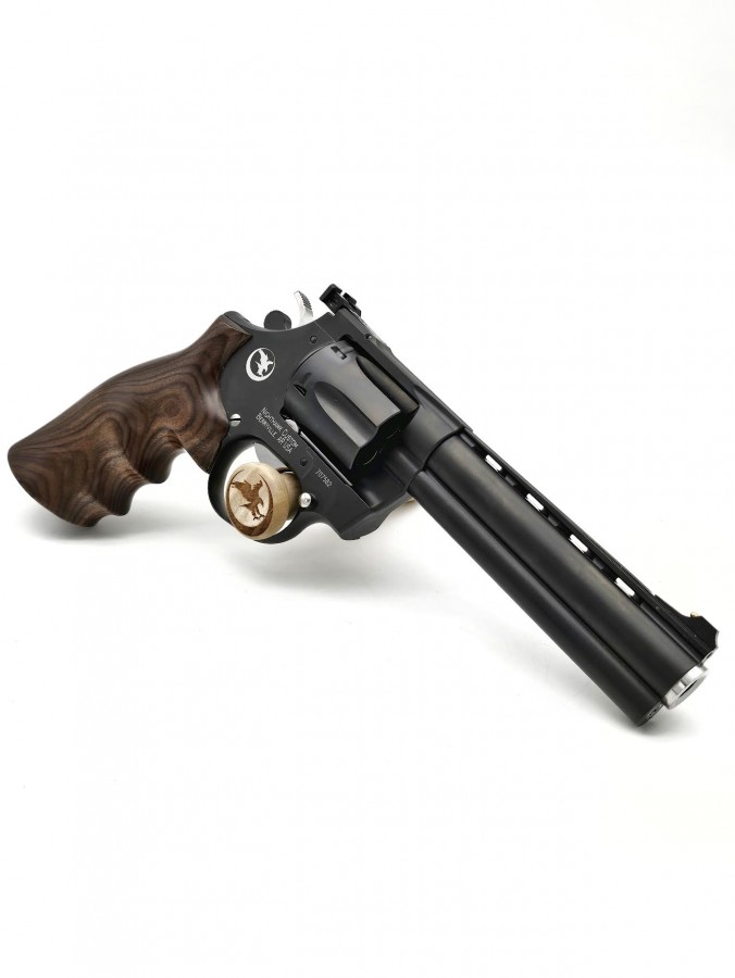 Nighthawk Custom, Korth Mongoose, .357 Magnum, 5.25" Black DLC Finish ...