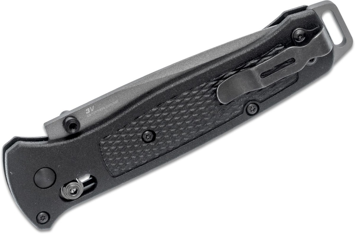 Benchmade 537GY Bailout AXIS Folding Knife 3.38" CPM-3V Gray Cerakote ...
