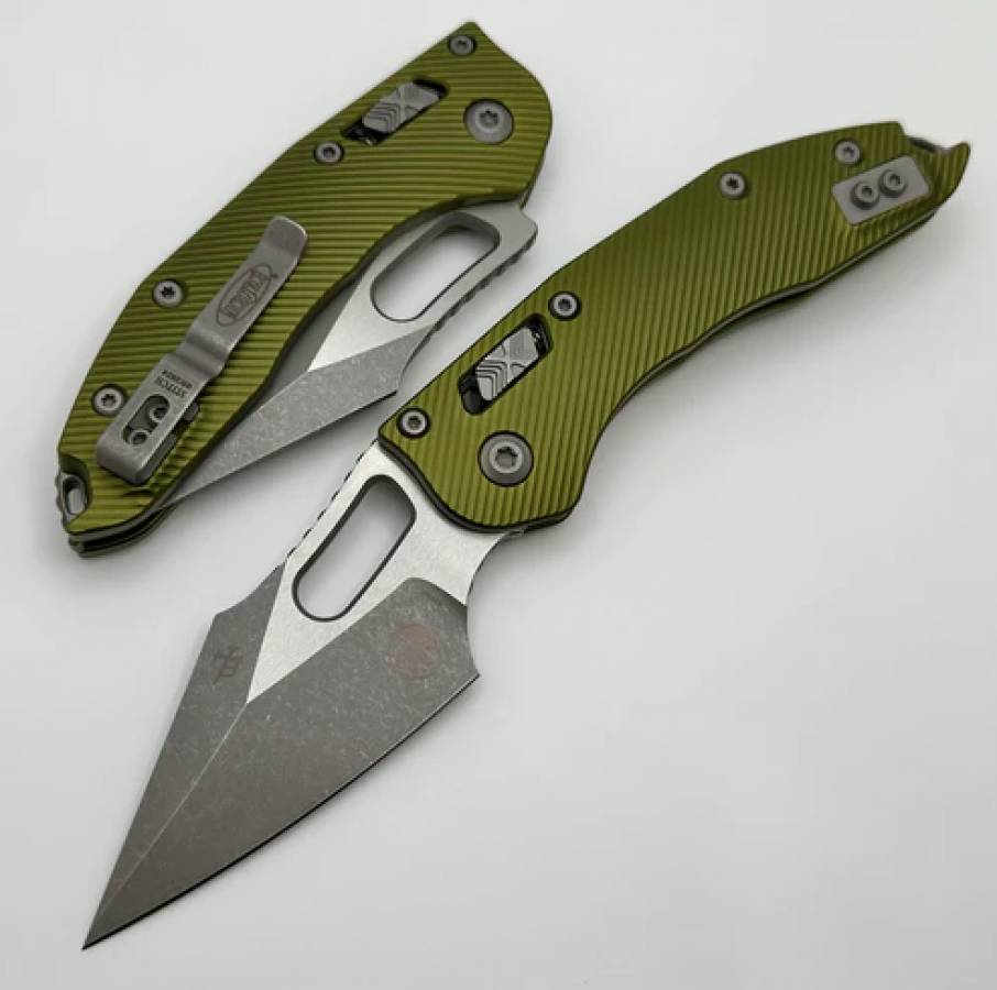 Microtech 169RL-10APFLOD Stitch Ram-Lok - OD Green Fluted Aluminum ...