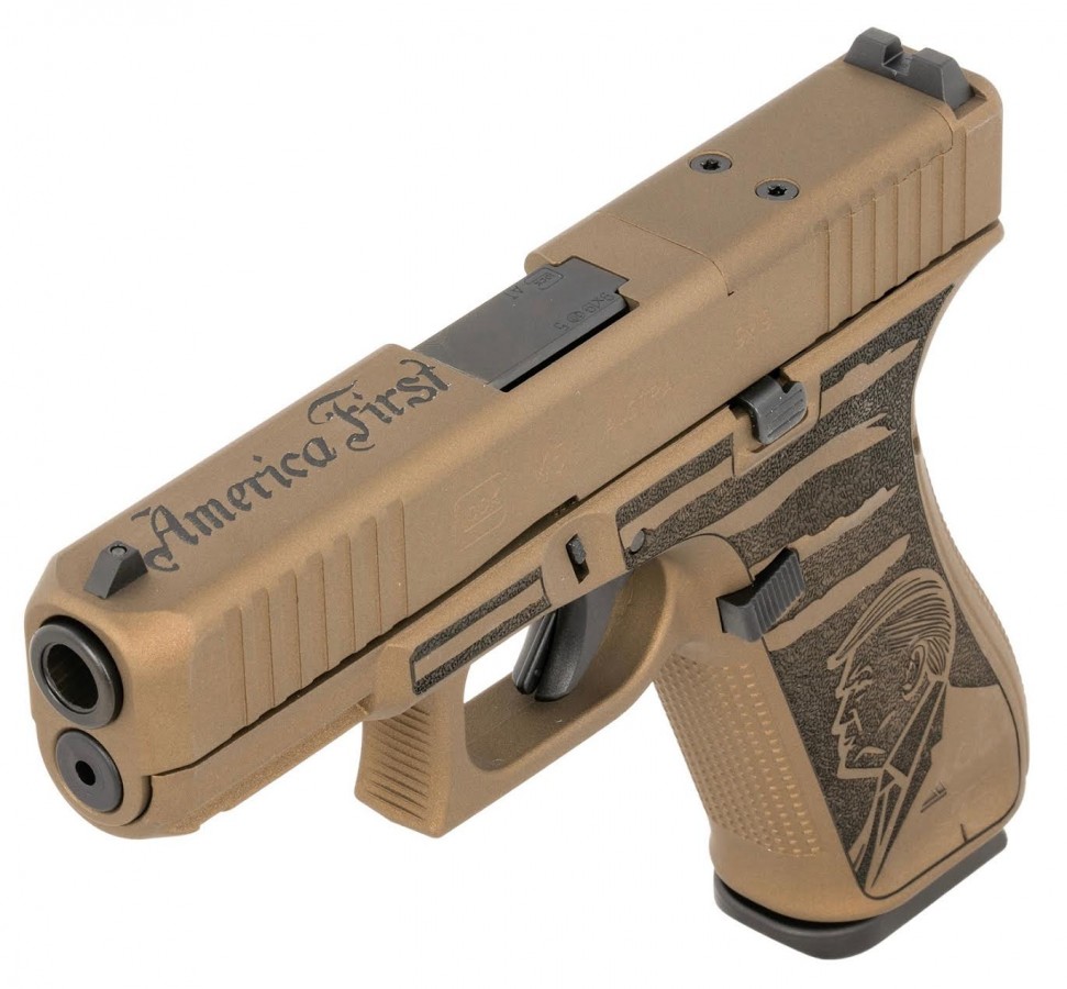 Glock **TRUMP EDITION** G45 Gen5 MOS 9mm "America First Donald Trump ...
