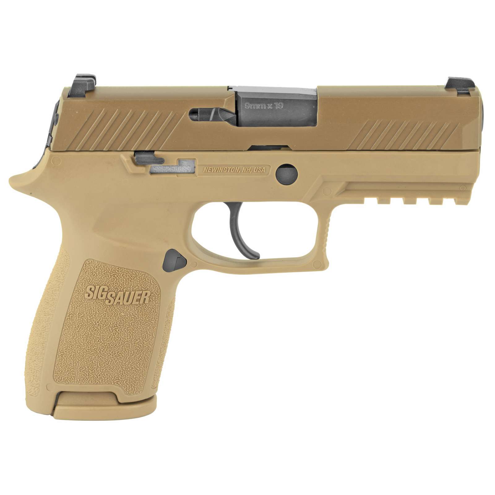 SIG SAUER P320 COMPACT 9MM 3.9IN BBL SIGLITE COYOTE MOD PLY GRIP 3 15RD ...