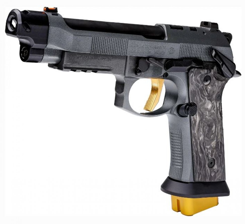 Beretta 92XI SAO CORSA, 9mm 5.1" Match Grade with compensator, fiber ...
