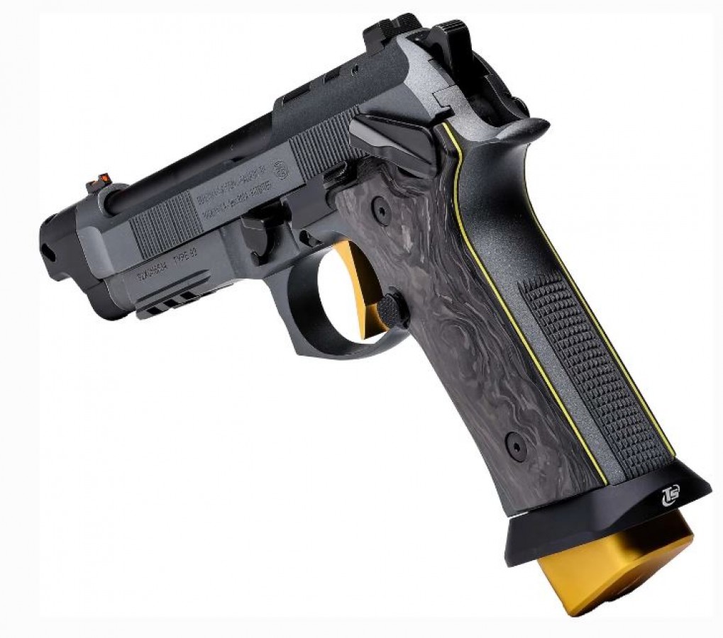 Beretta 92XI SAO CORSA, 9mm 5.1" Match Grade with compensator, fiber ...