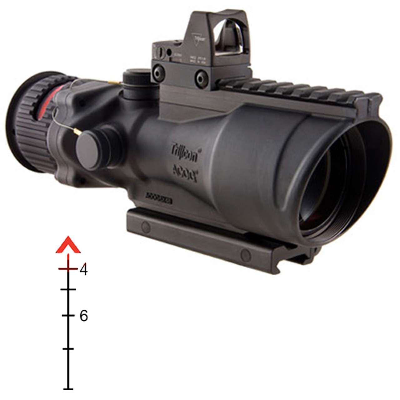 TRIJICON ACOG 6X48 50 BMG RMR RED CHEVRON | Not Just Guns