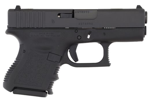 Glock UR26509 G26 Rebuilt 9mm Luger 3.43" 10+1 Black nDLC Steel Slide ...