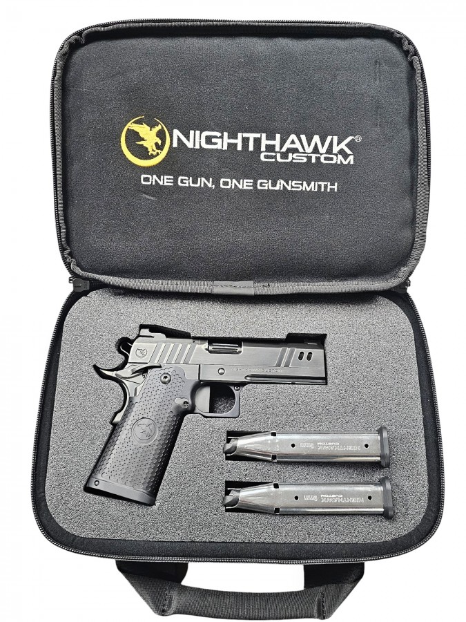 Nighthawk Custom, BDS9 Commander, Double Stack 9mm Pistol with upgrades ...