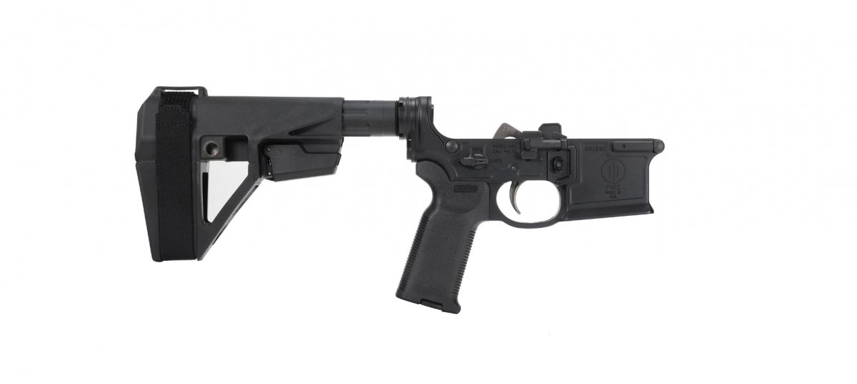 Primary Weapons Systems MK1 MOD 2-M Complete Pistol Lower with SBA5 ...