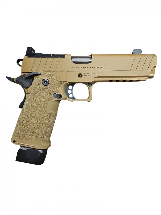 Springfield, Prodigy Comp, FDE, Full Size, 9MM, 5" Forged Stainless ...