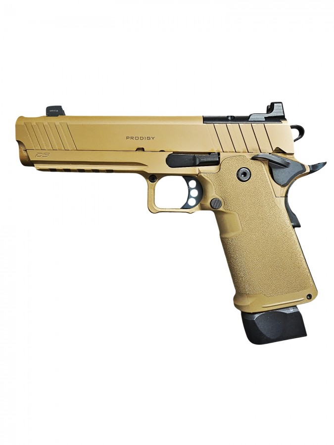Springfield, Prodigy Comp, FDE, Full Size, 9MM, 5" Forged Stainless ...