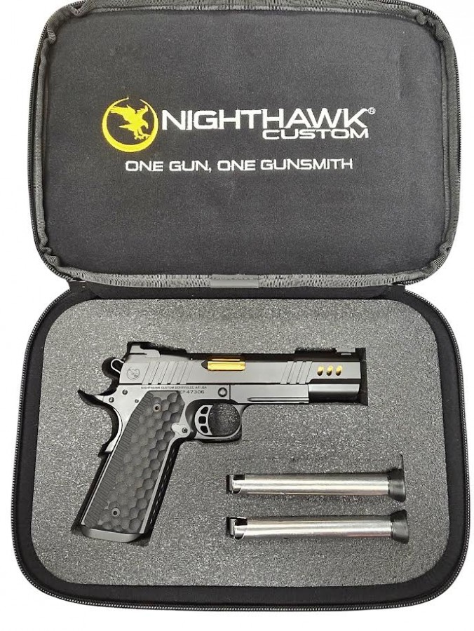 Nighthawk Custom, President 1911, .45 ACP, 5.0" Gold Titanium Nitride ...