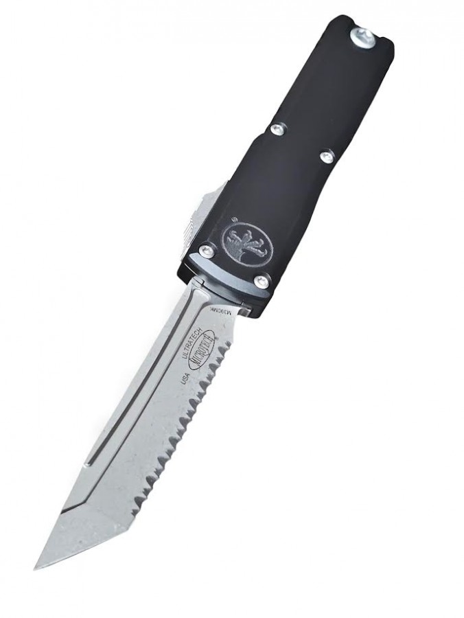 Microtech, Ultratech Gen III, ZBP T/E, Full Serrated, OTF Auto Knife ...