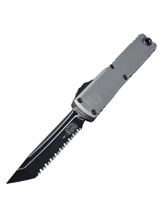 Microtech, Ultratech Gen III, ZBP T/E, Full Serrated, OTF Auto Knife ...