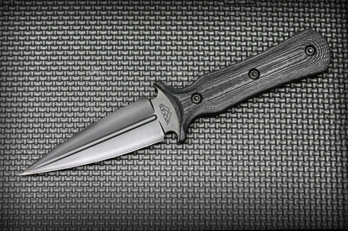 Nighthawk Custom RS24 Dagger 4.0" CMP154 DLC Coated Center Fluted Blade ...