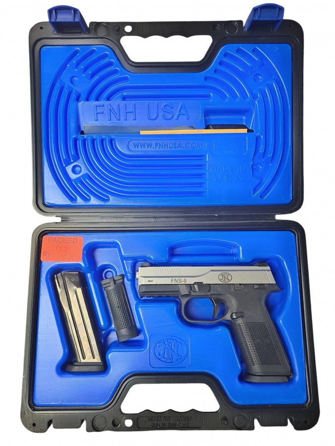 Pre-Owned, FNH, FNS-9, 9mm semi auto pistol, 4" Barrel, 17 Rd, Serial ...