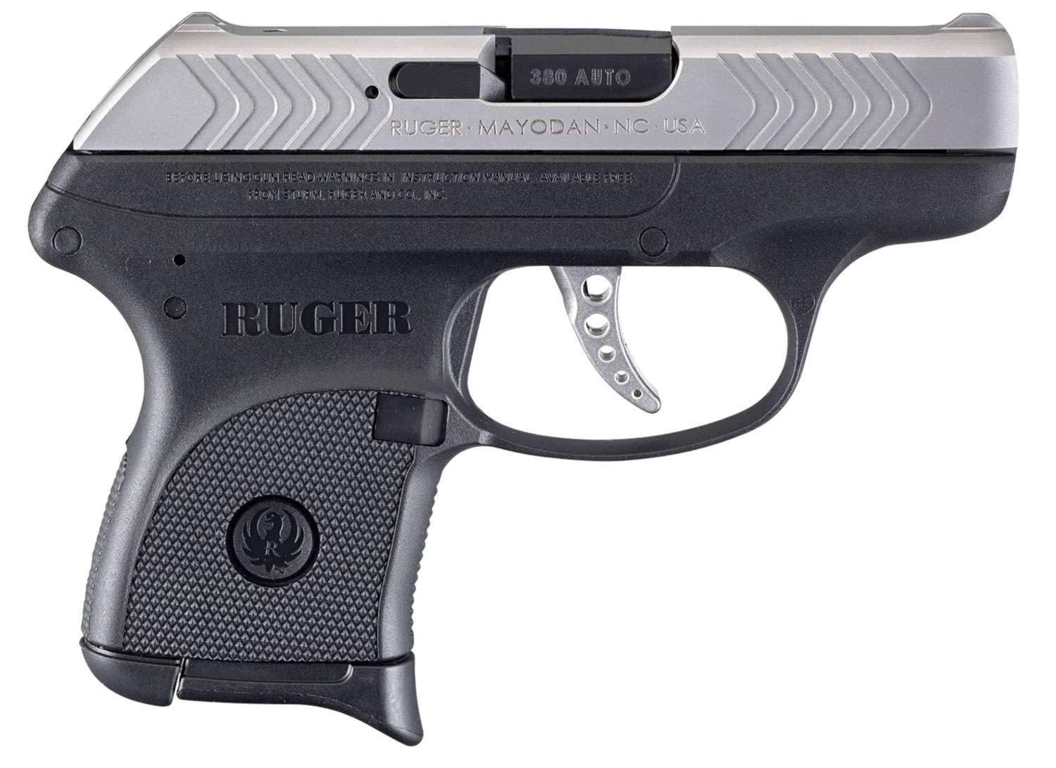 Ruger 3791 LCP 380 ACP DAO 2.75" 6+1 Black Textured Polymer Grip, Matte ...