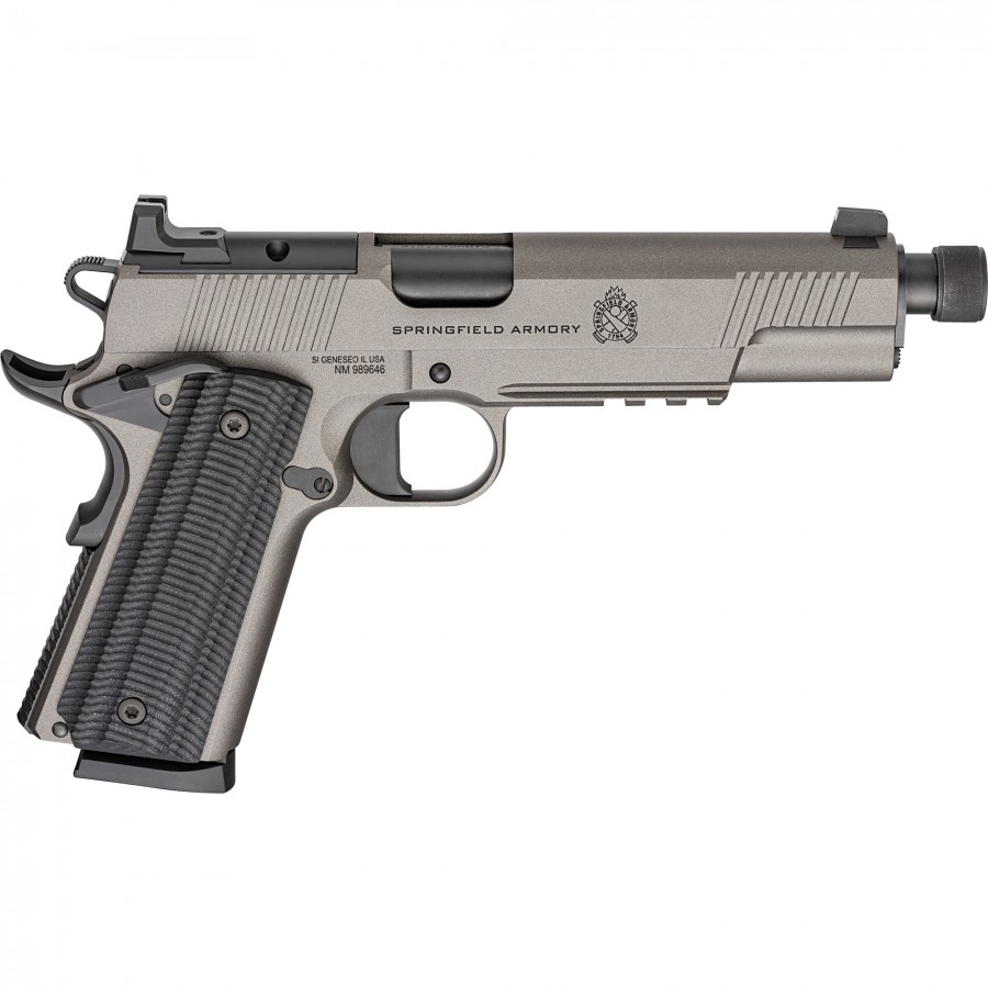Springfield, Operator AOS, 1911, 45ACP, 5.75" Threaded Barrel, .578X28 ...