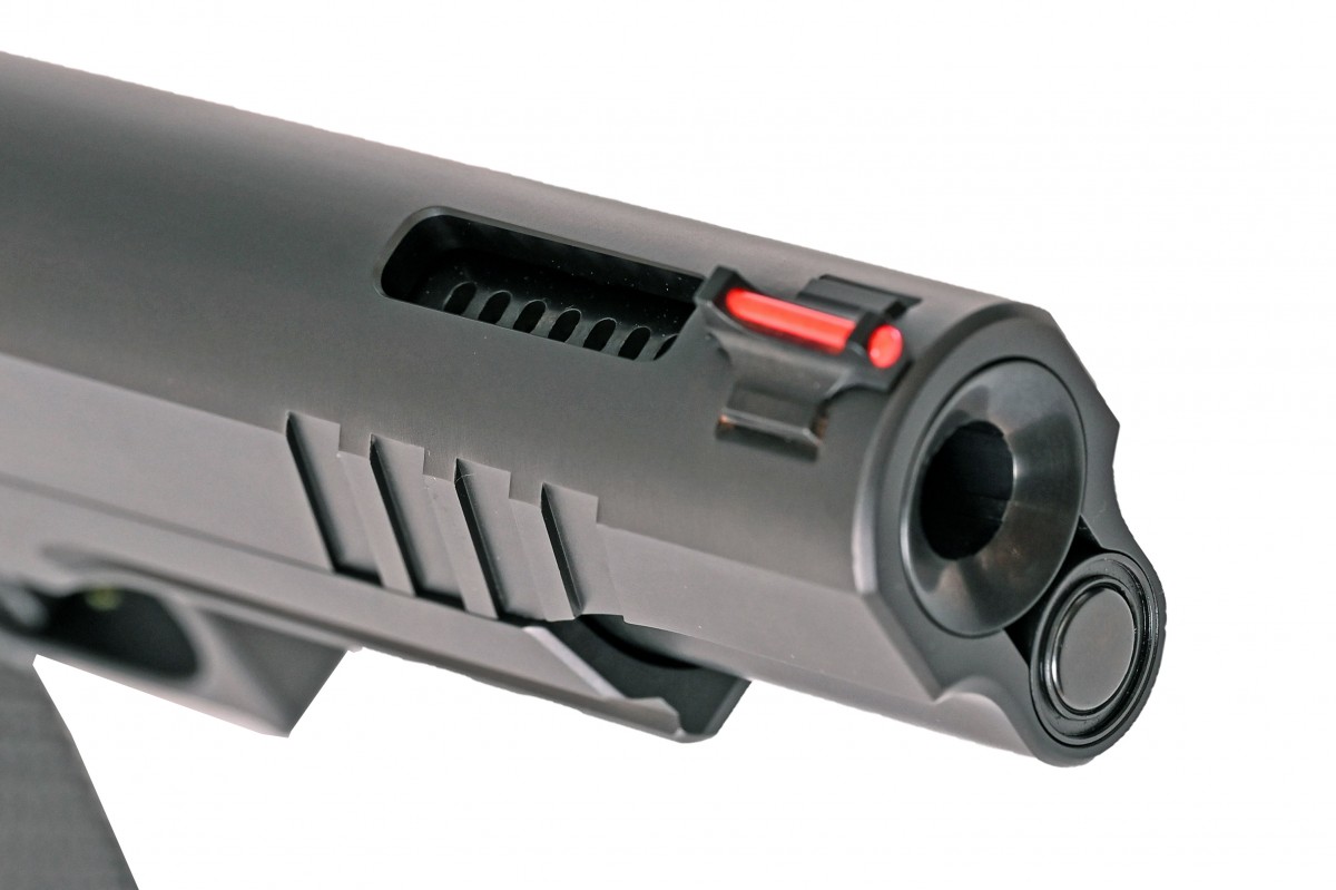 Alpha American, AAF3 Government 9mm double stack pistol with 5" ported ...