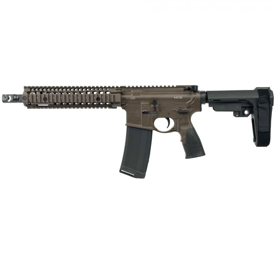 Daniel Defense, MK18, Mil Spec. + AR Pistol, 556NATO, 10.3" Cold Hammer ...