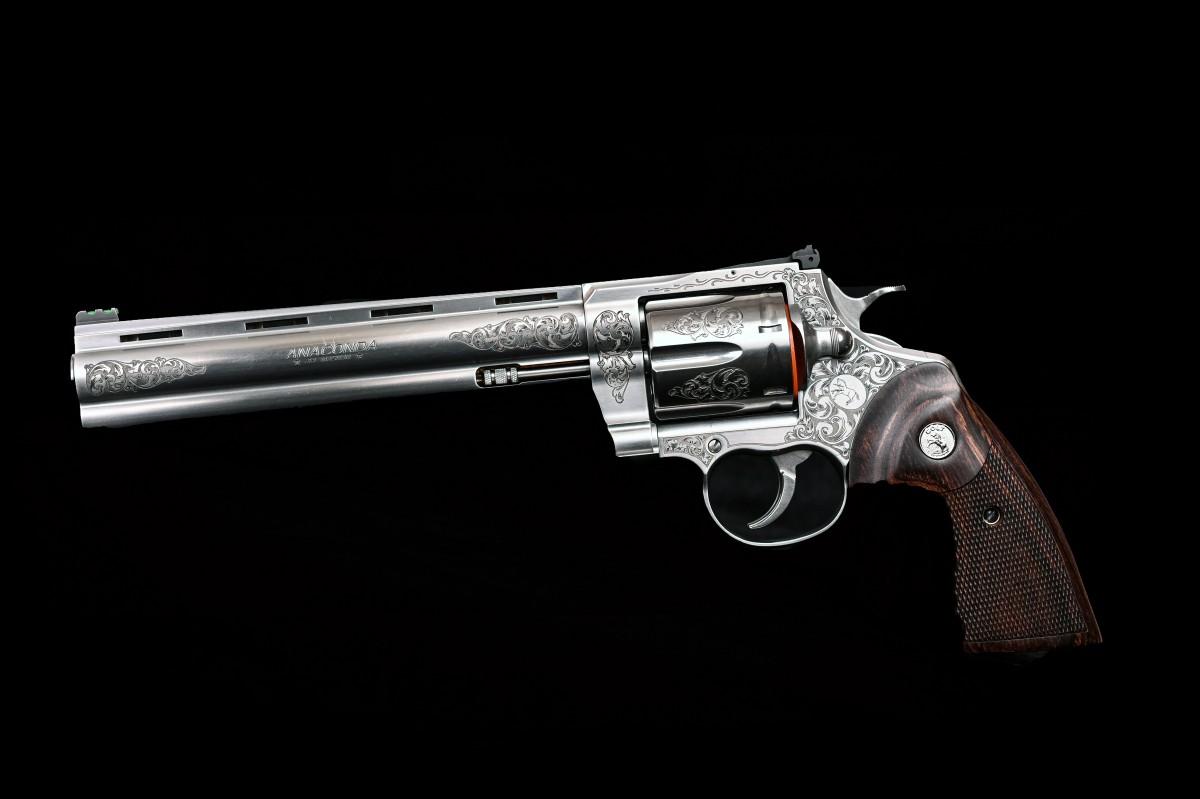Colt, Anaconda, Tyler Gun Works Premier Grade Engraved, 44 Magnum ...