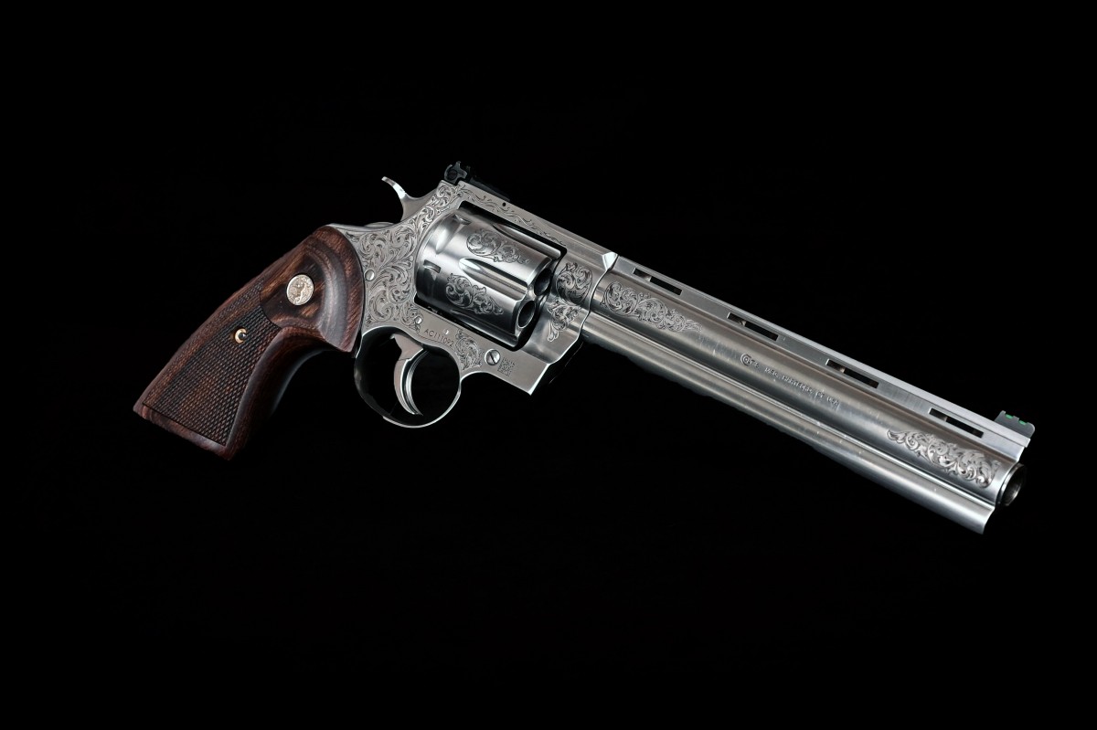 Colt, Anaconda, Tyler Gun Works Premier Grade Engraved, 44 Magnum ...