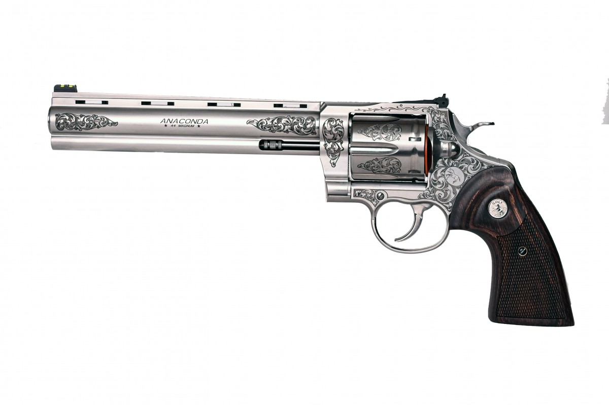 Colt, Anaconda, Tyler Gun Works Premier Grade Engraved, 44 Magnum ...
