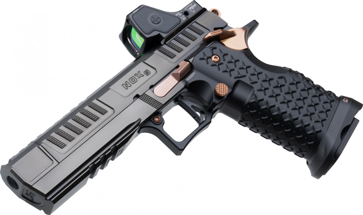 Jacob Grey NOX 9 Double Stack 2011 9mm Pistol with 5.0” Integrally ...