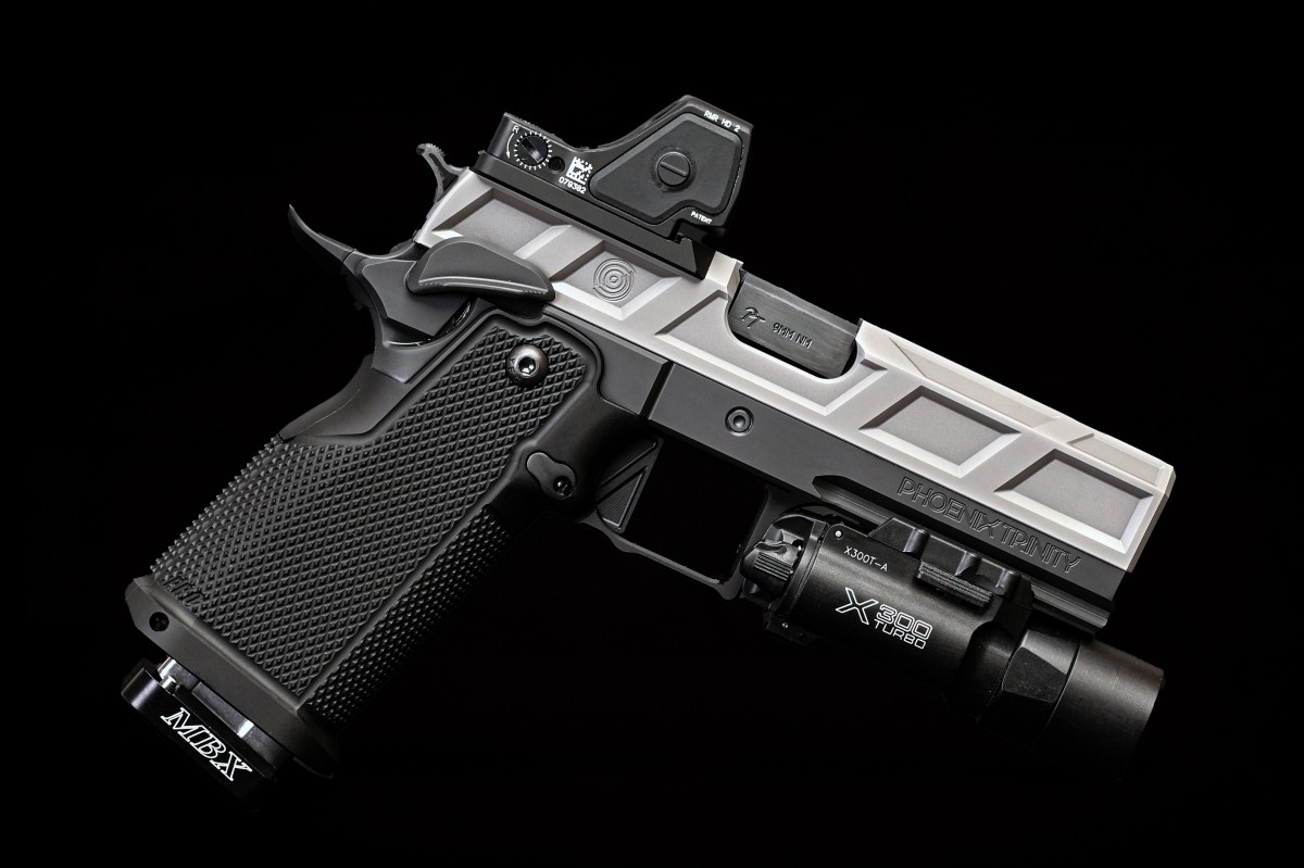 Phoenix Trinity, NJG Exclusive, EXO EDC, 9mm, 2011 pistol, with DLC one ...