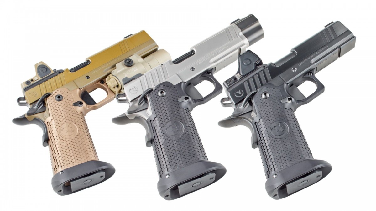 Nighthawk Custom Double Stack Magwell, Aluminum Anodized Black with NH ...