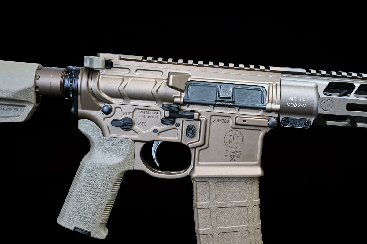 PWS MK114, Kodiak Brown MOD 2-M, Semi-Auto, 223 Wylde, Rifle with 14.5 ...