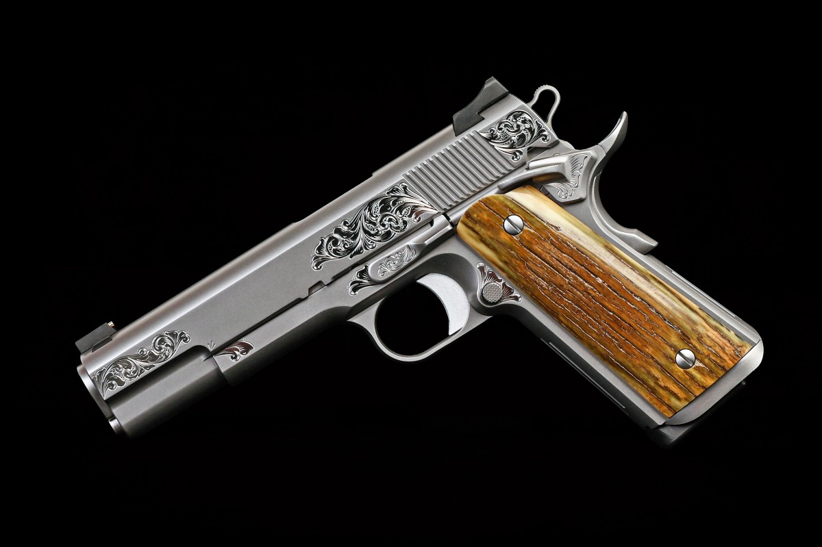 Nighthawk Custom VIP Silver, Gvt .45acp, 5" Match Grade Barrel with ...