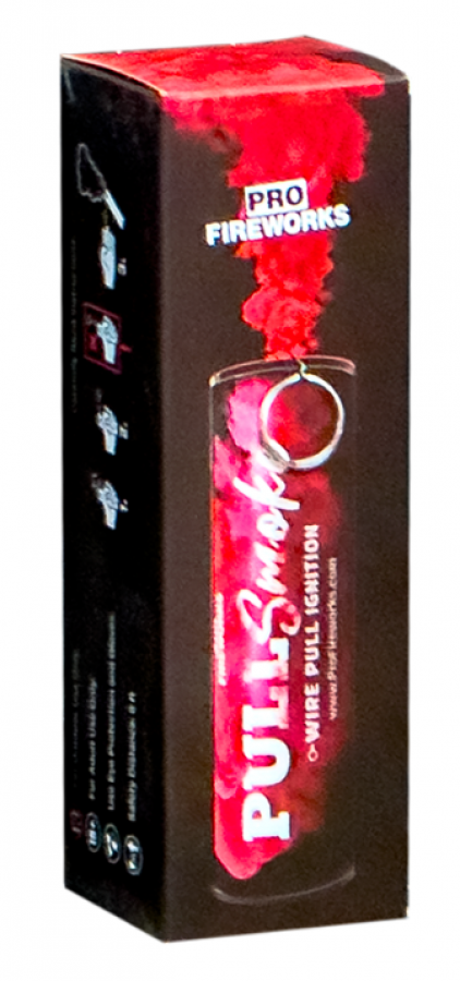 Pro Fireworks Pull Smoke Red | NJG