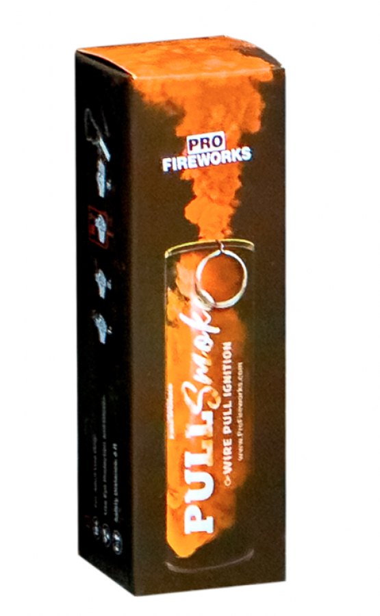 Pro Fireworks Pull Smoke Orange | NJG