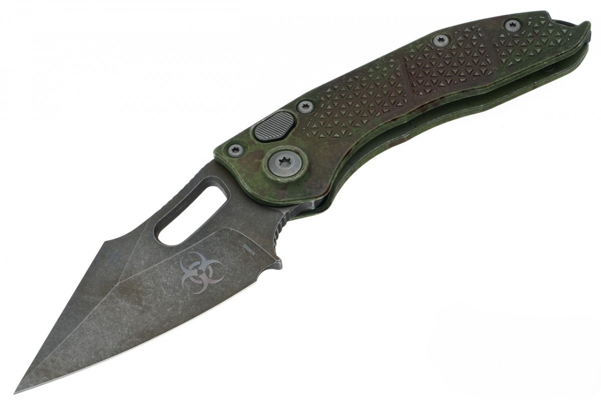 Microtech, Signature Series, AUTO, Stitch Folding Knife, 3.625 ...