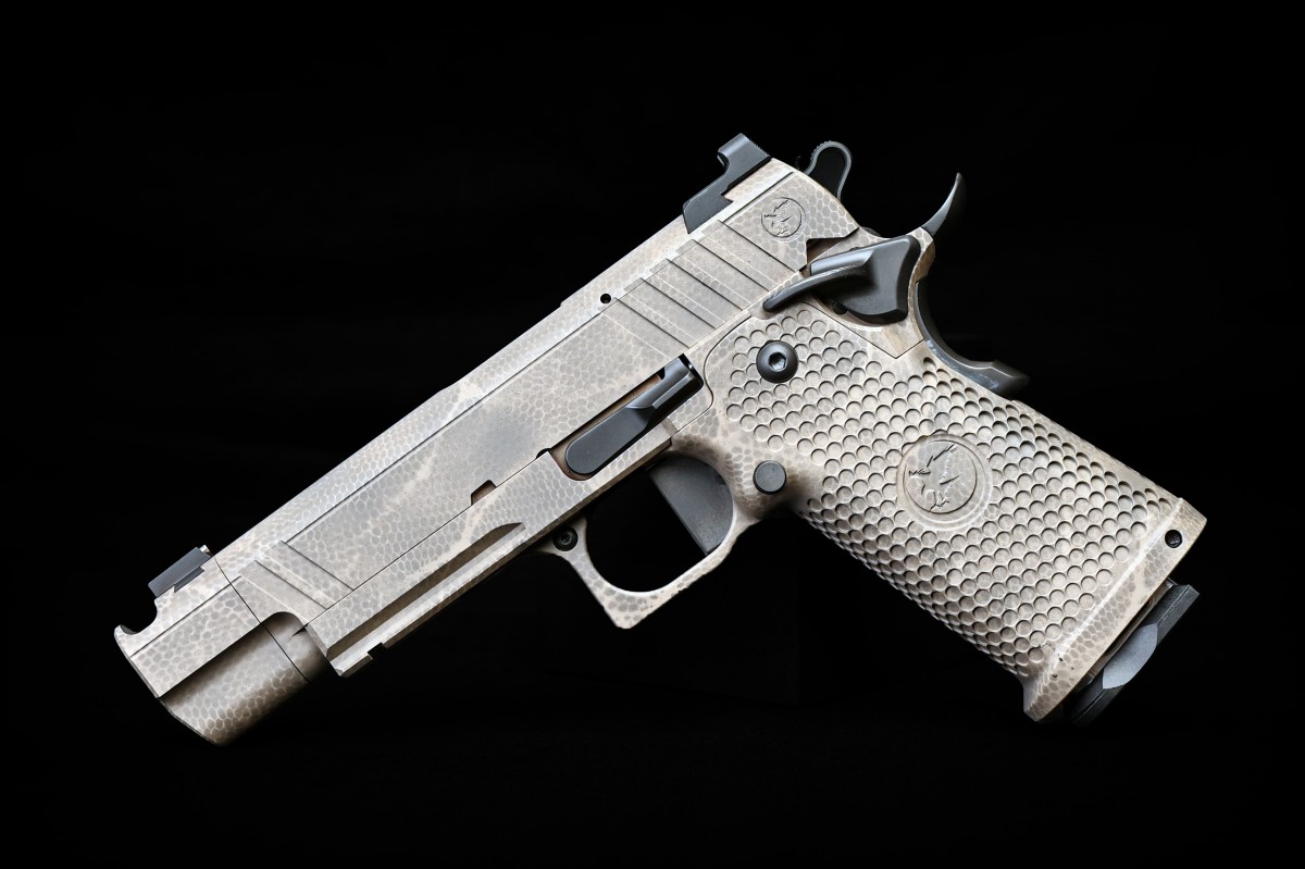 Nighthawk Custom, Firehawk 9mm Double-Stack (2011) pistol with many ...