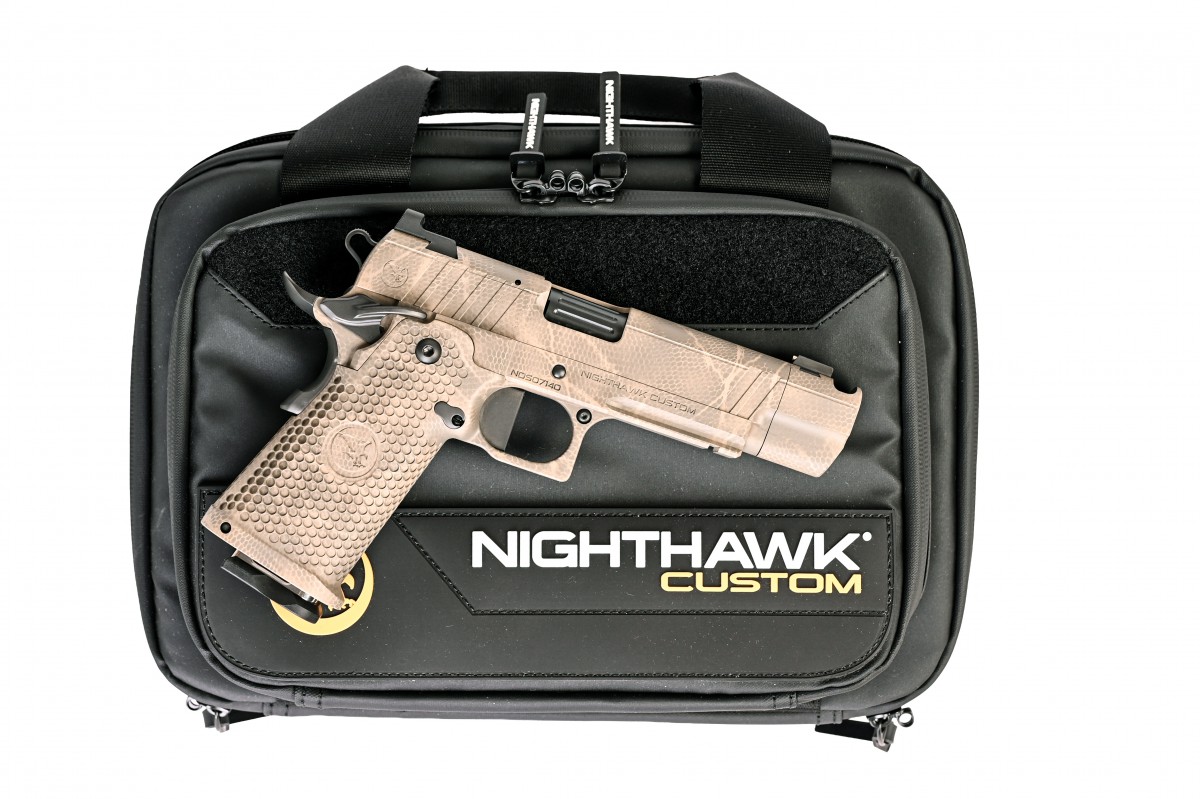 Nighthawk Custom, Firehawk 9mm Double-Stack (2011) pistol with many ...