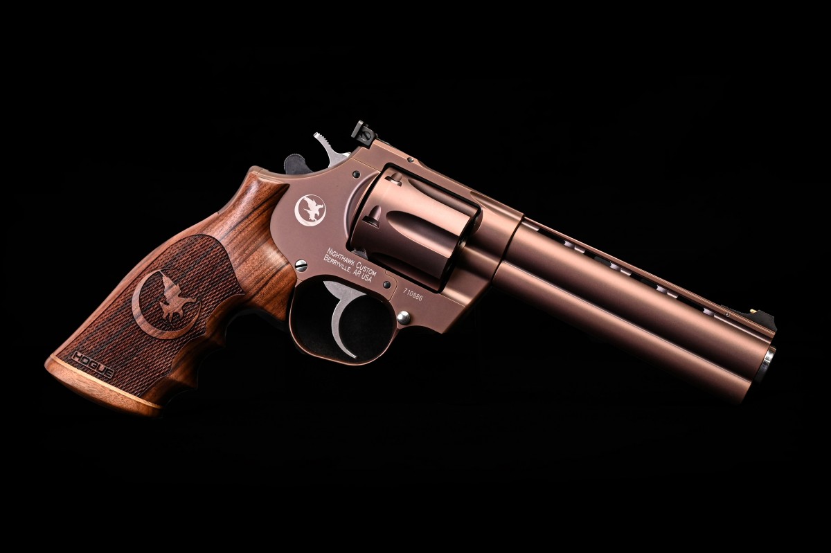 Korth Mongoose 5.25" Bronze .357 Magnum, Double Action, Adjustable Rear ...