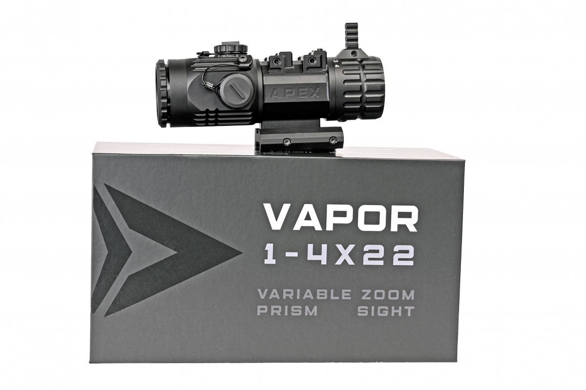 Apex Optics, Vapor 1-4x22 SFP, Prism Sight with Etched & Illuminated ...