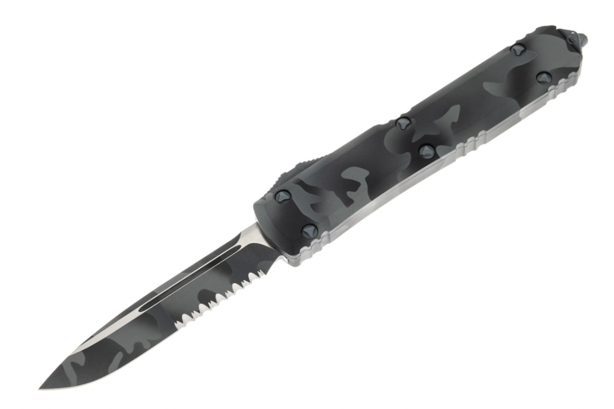 Microtech 121-2UCS Ultratech S/E - Urban Camo Handle - Urban Camo Blade ...