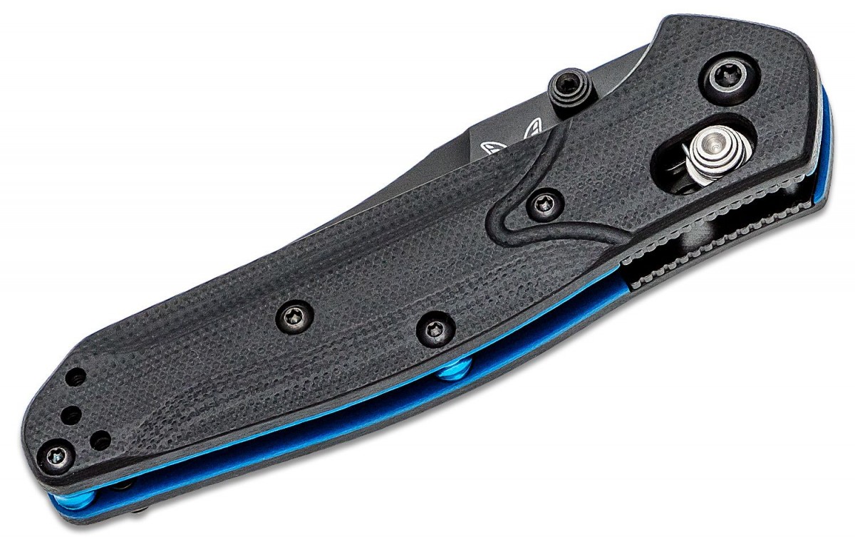 Benchmade Mini Osborne Folding Knife 2.92" S30V Black Plain Blade ...