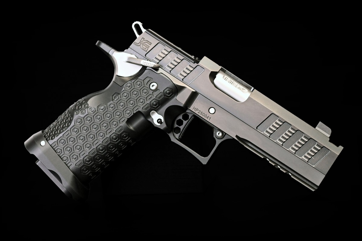 Jacob Grey HEX PRO Double Stack 2011 9mm Pistol with 4.6” Chunk Ported ...