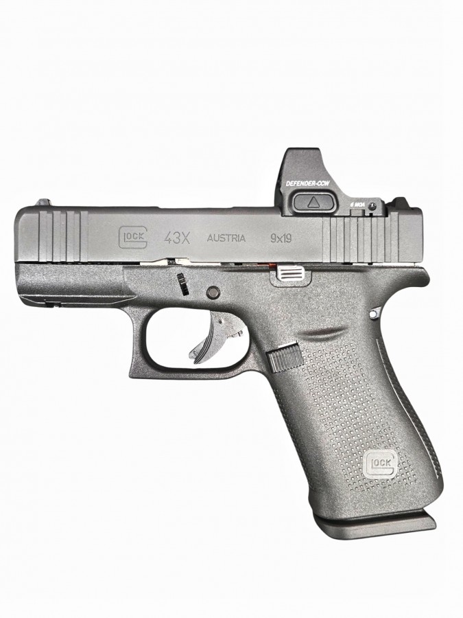 Pre-Owned, Glock, 43X MOS, 9MM Semi-Auto Pistol, Vortex Defender-CCW ...
