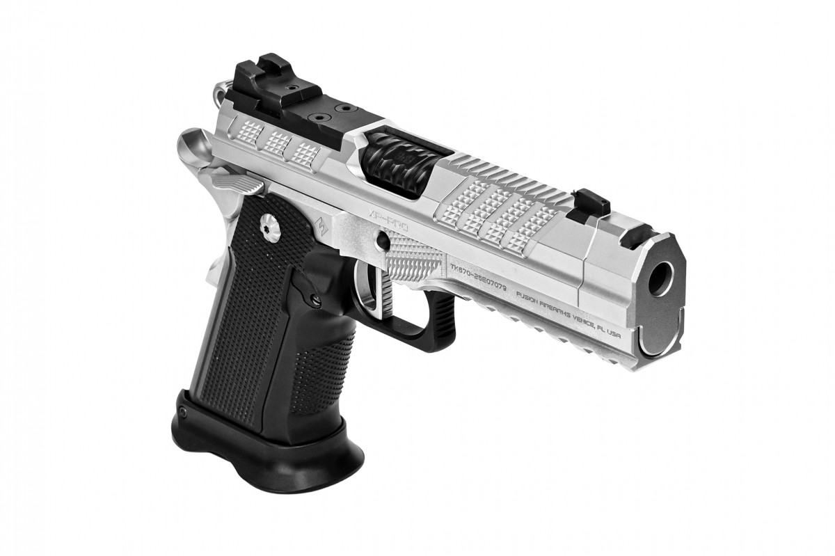 Fusion Firearms XP Pro Comp Chrome 9mm SAO Semi-Auto Double Stack ...
