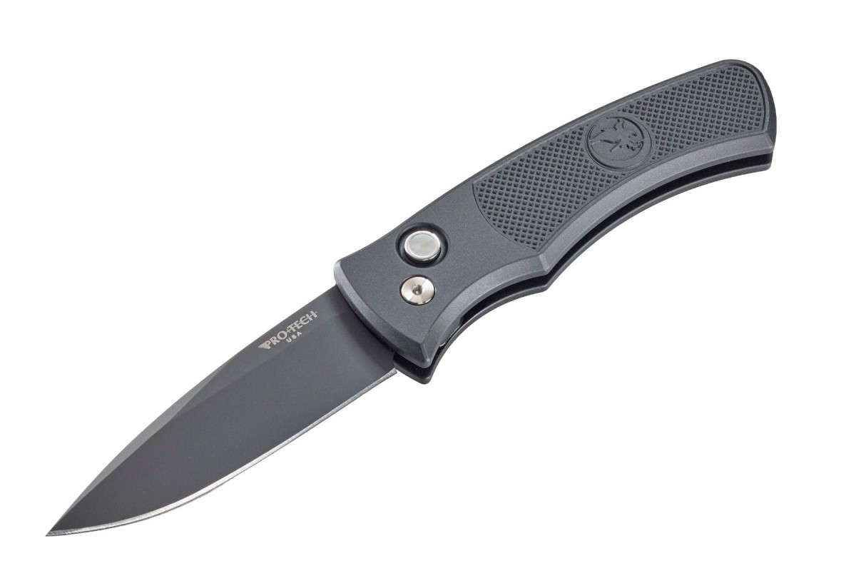 Nighthawk Custom, Pro-Tech Duke 2, Black Anodized Handles, Black DLC ...