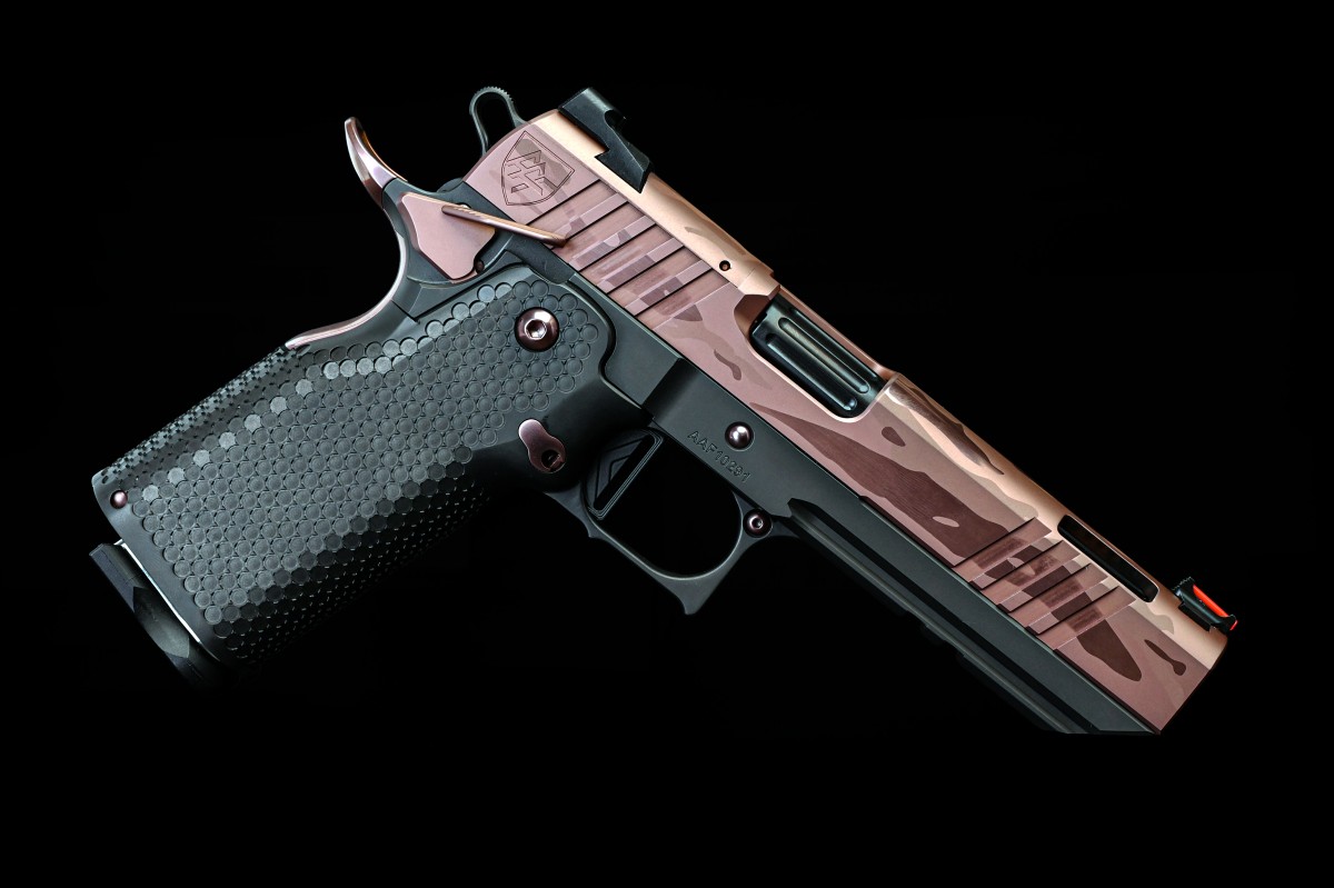 Alpha American, AAF3 Hybrid Govt. 9mm (2011) pistol 5" dual ported bull ...
