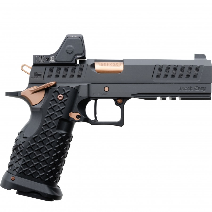 Jacob Grey NOX 9 Limited, Double Stack 2011 9mm Pistol with 5.0” Bull ...